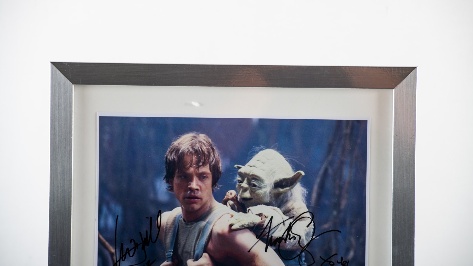 Star Wars Luke Skywalker and Yoda Signed Photograph at Indy 2023 as ...