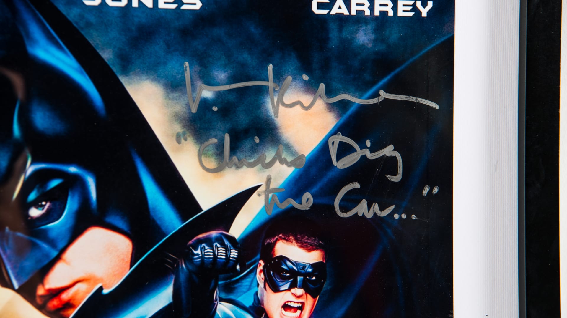 1995 Batman Forever Signed Movie Poster at Indy 2023 as M380.1 - Mecum ...