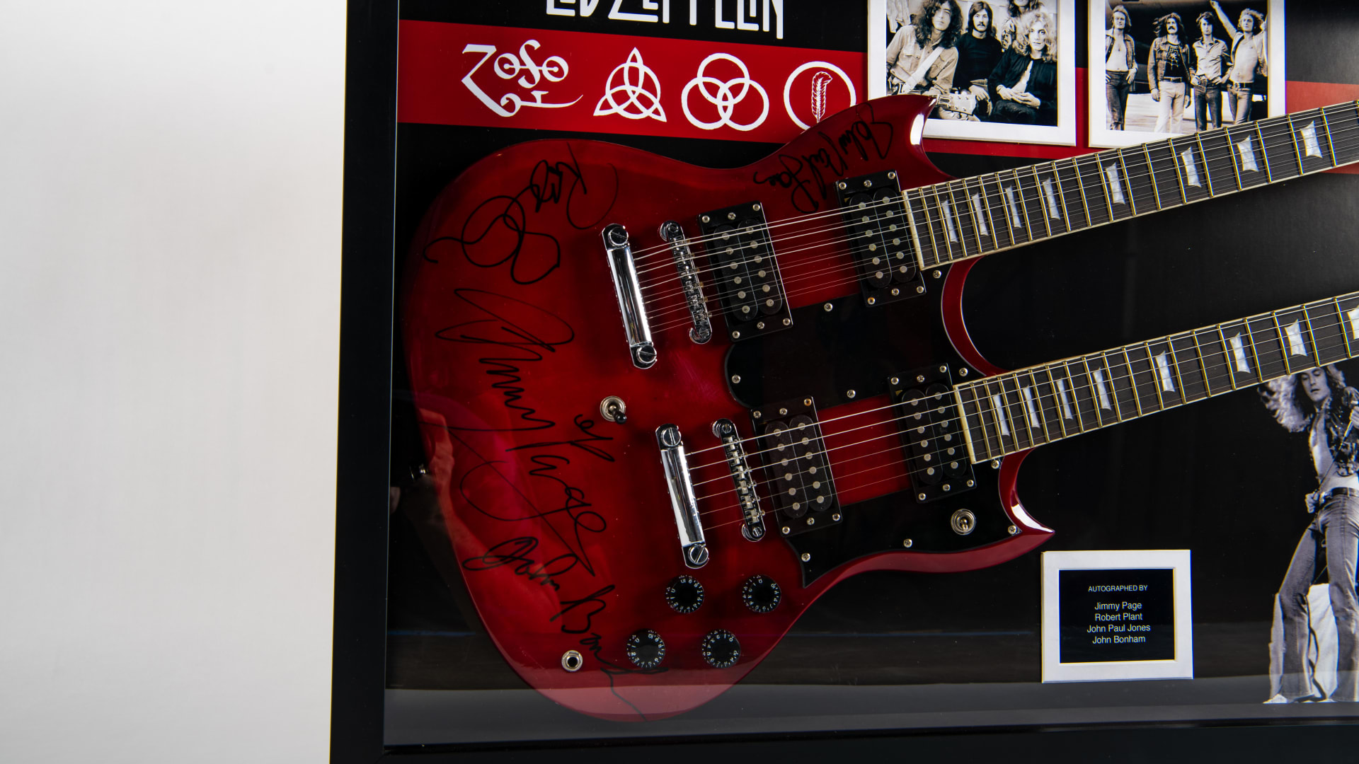 Led Zeppelin Signed Guitar at Indy 2023 as Z260 - Mecum Auctions
