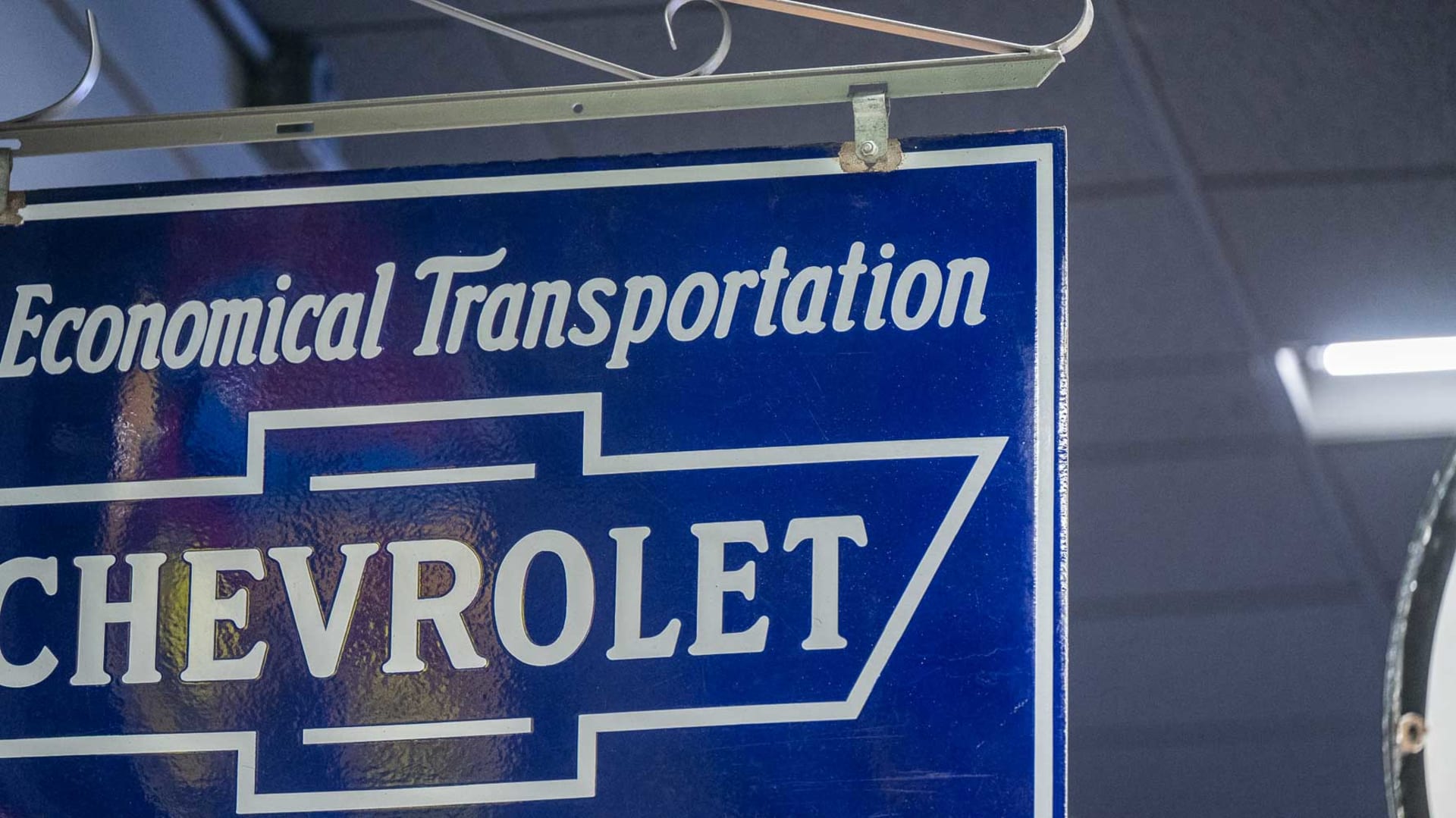 Chevrolet Sales & Service Double-Sided Porcelain Sign at The World’s ...