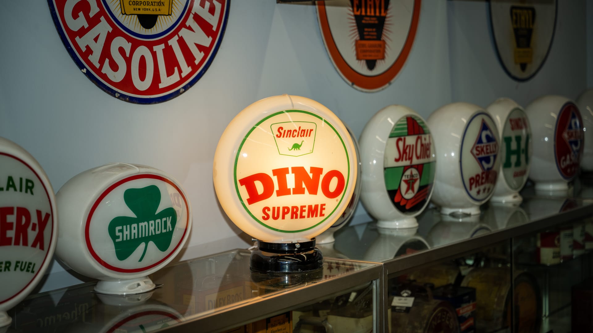 Sinclair Dino Supreme Gas Pump Globe at The World’s Largest Road Art ...