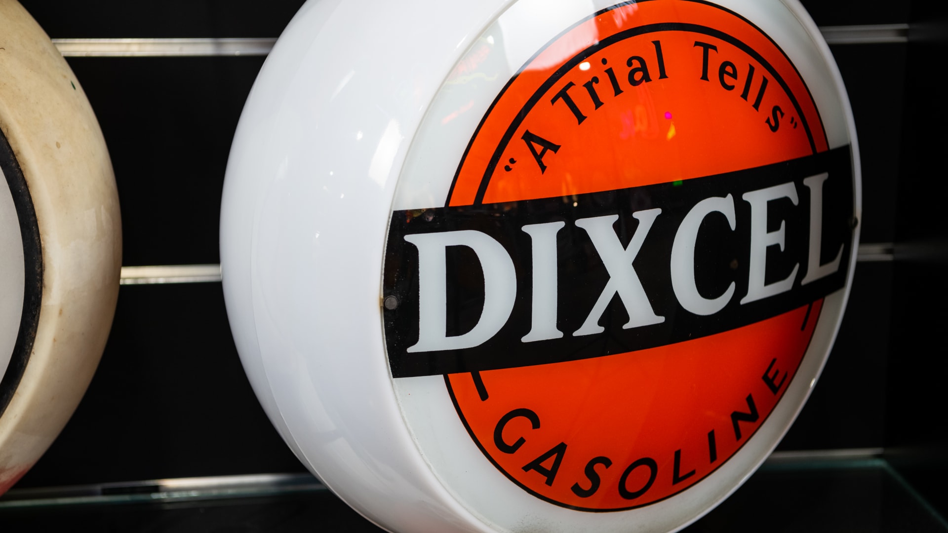 Dixcel Gasoline Glass Globe at The World’s Largest Road Art Auction ...
