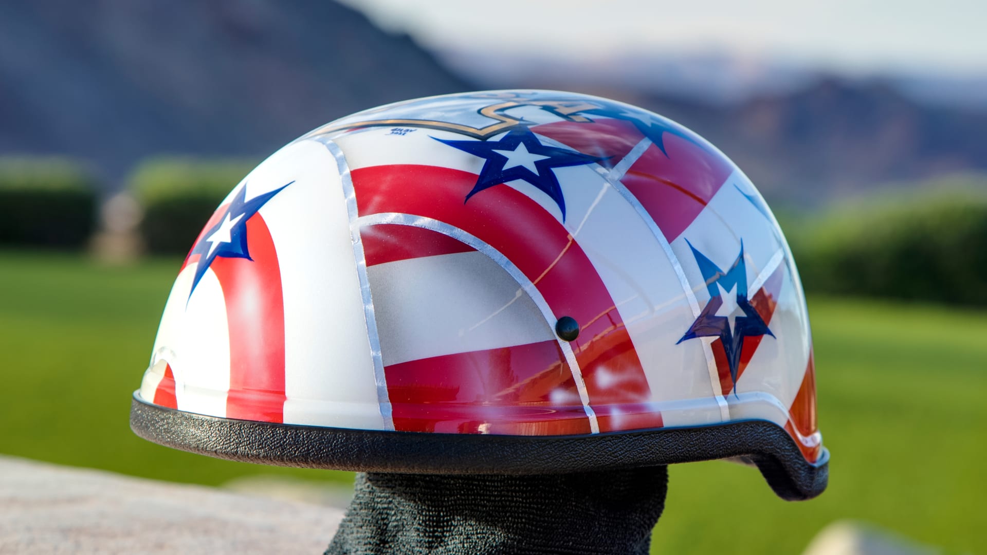 Curing Kids Cancer USA No. 1 Hand-Painted Helmet at Indy 2023 as Z297 ...