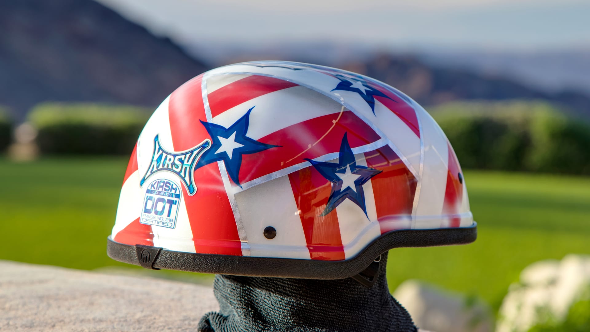 Curing Kids Cancer USA No. 1 Hand-Painted Helmet at Indy 2023 as Z297 ...
