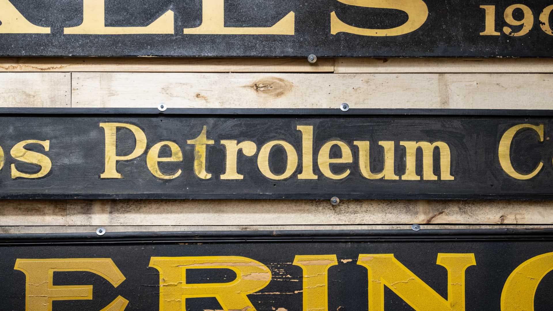Phillips Petroleum Co. Single-Sided Wooden Smalt Sign at The World’s ...