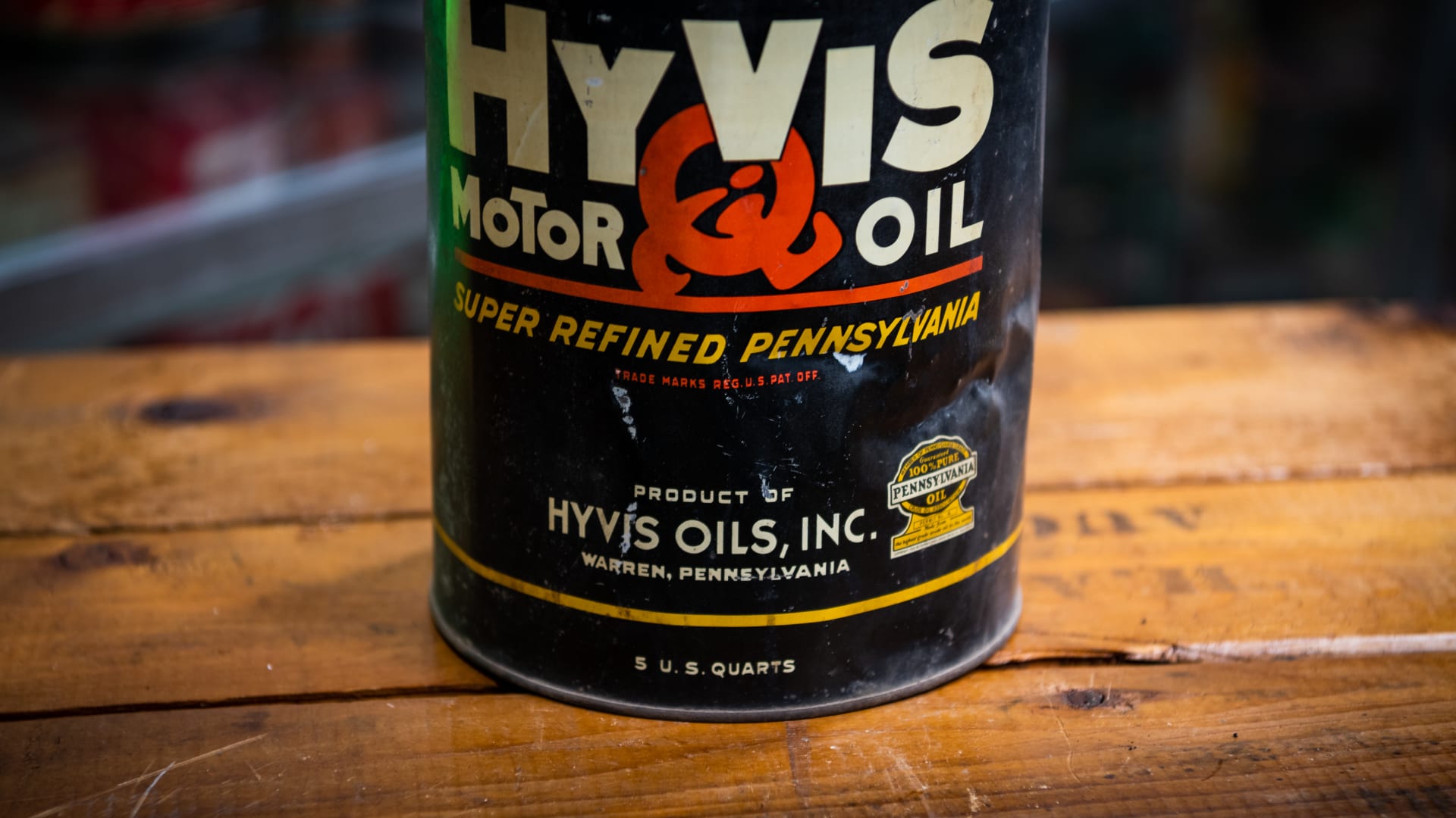 HyVis Motor Oil 5-Quart Oil Can at The World’s Largest Road Art Auction ...