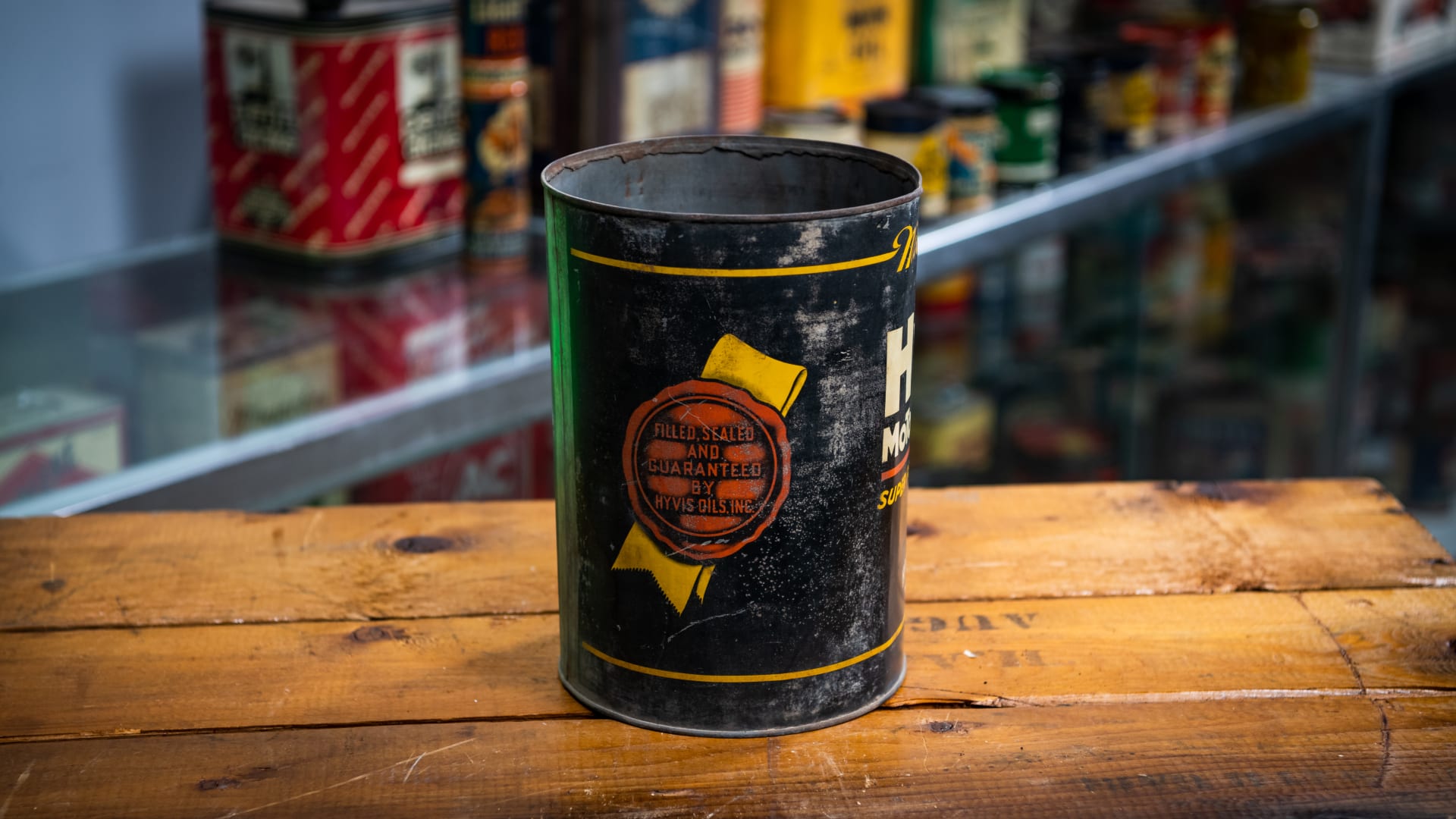 HyVis Motor Oil 5-Quart Oil Can at The World’s Largest Road Art Auction ...