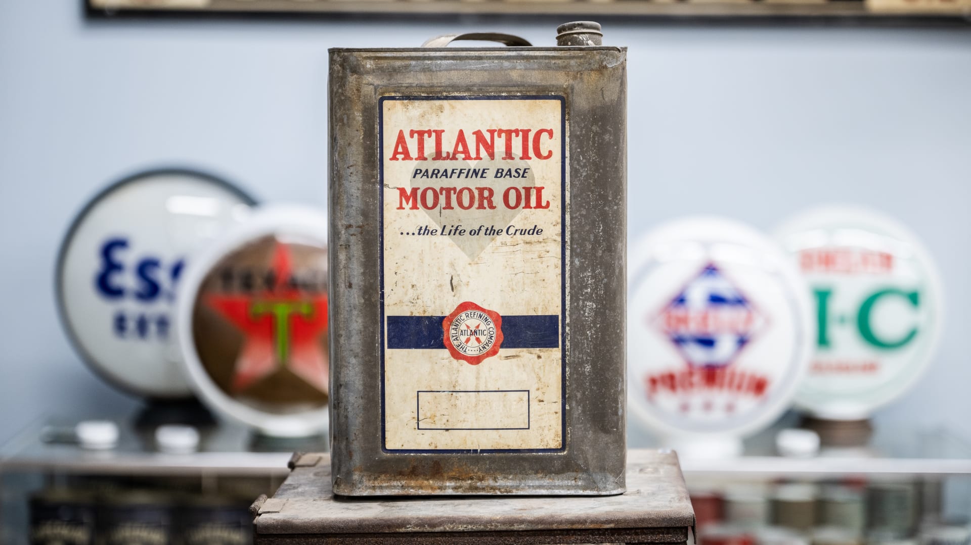 Atlantic Motor Oil 5-Gallon Oil Can at The World’s Largest Road Art ...