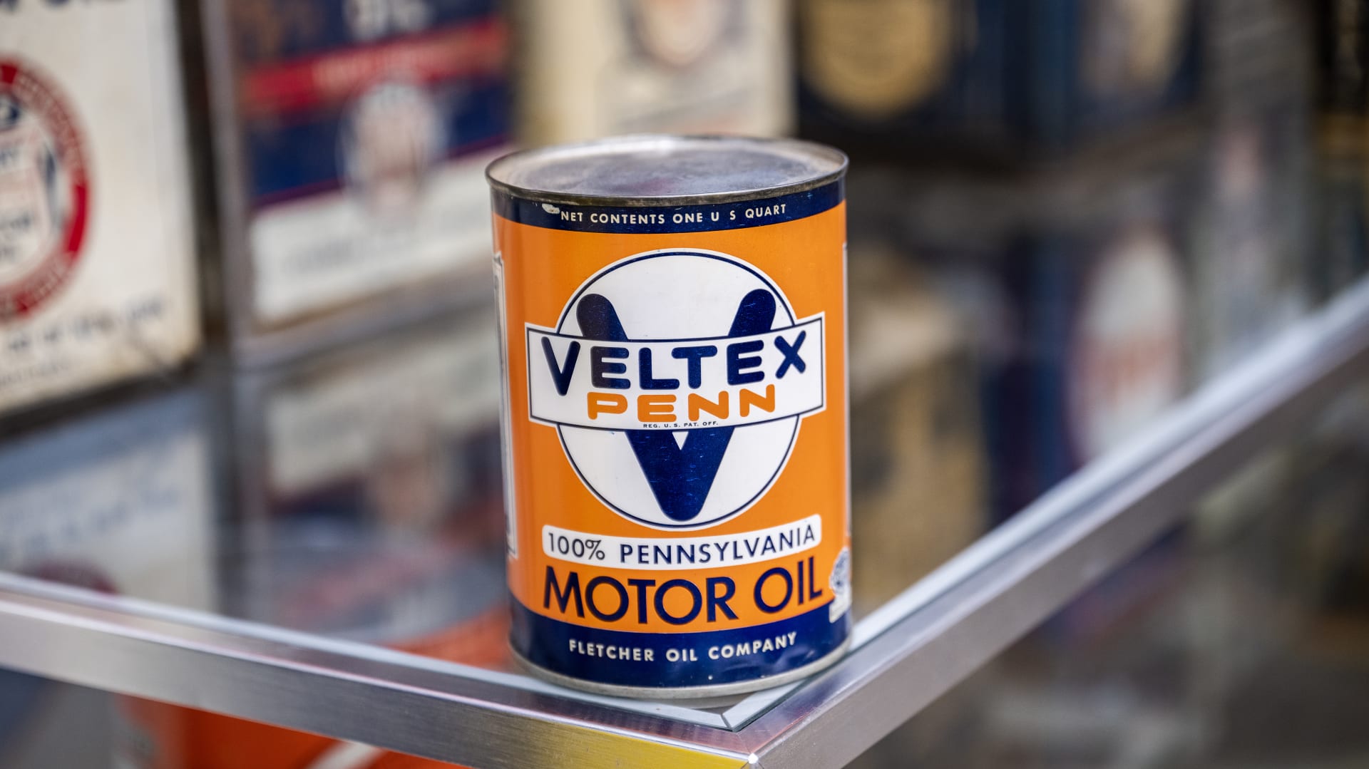 Veltex Penn Motor Oil 1-Quart Oil Can at The World’s Largest Road Art Auction 2023 as W60 ...