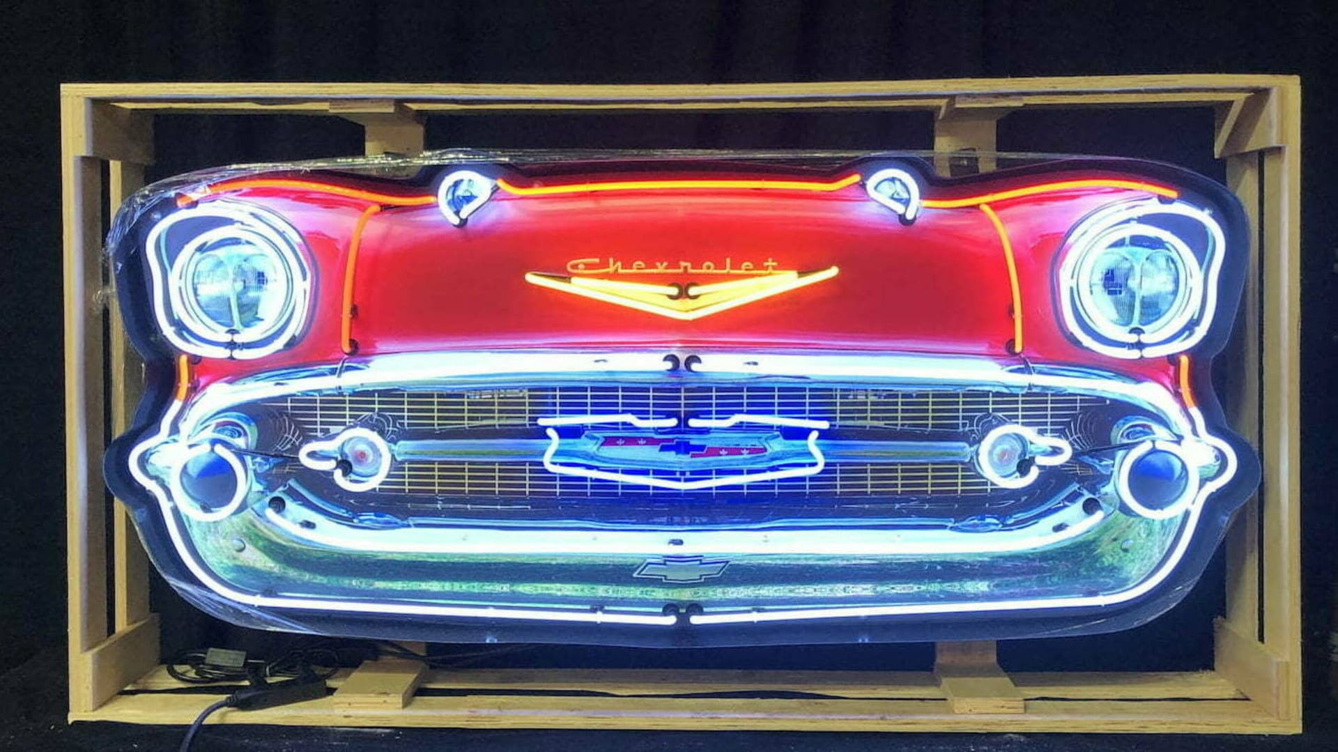 1957 Bel Air Grille Single-Side Neon Sign at Indy 2023 as Z523 - Mecum ...