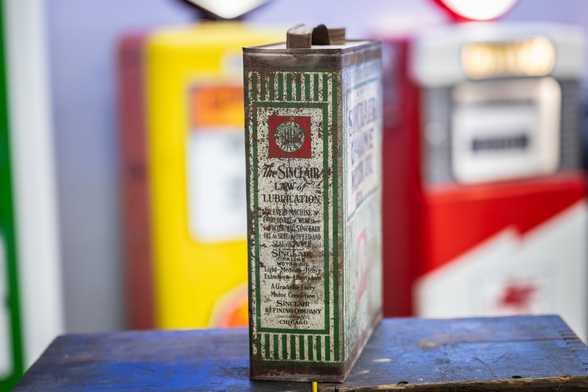 Sinclair Opaline Motor Oil 1-Gallon Oil Can at The World’s Largest Road ...