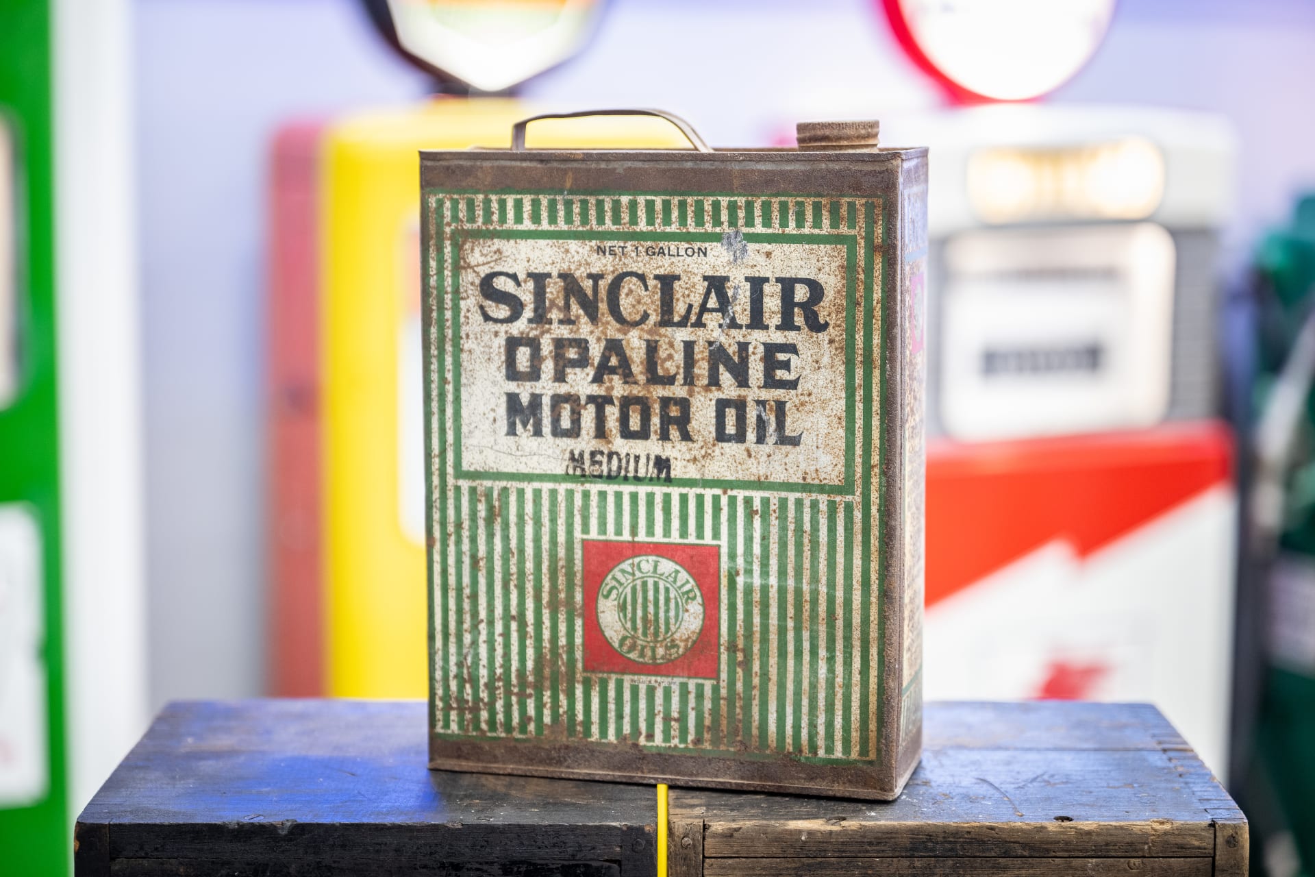 Sinclair Opaline Motor Oil 1-Gallon Oil Can at The World’s Largest Road ...