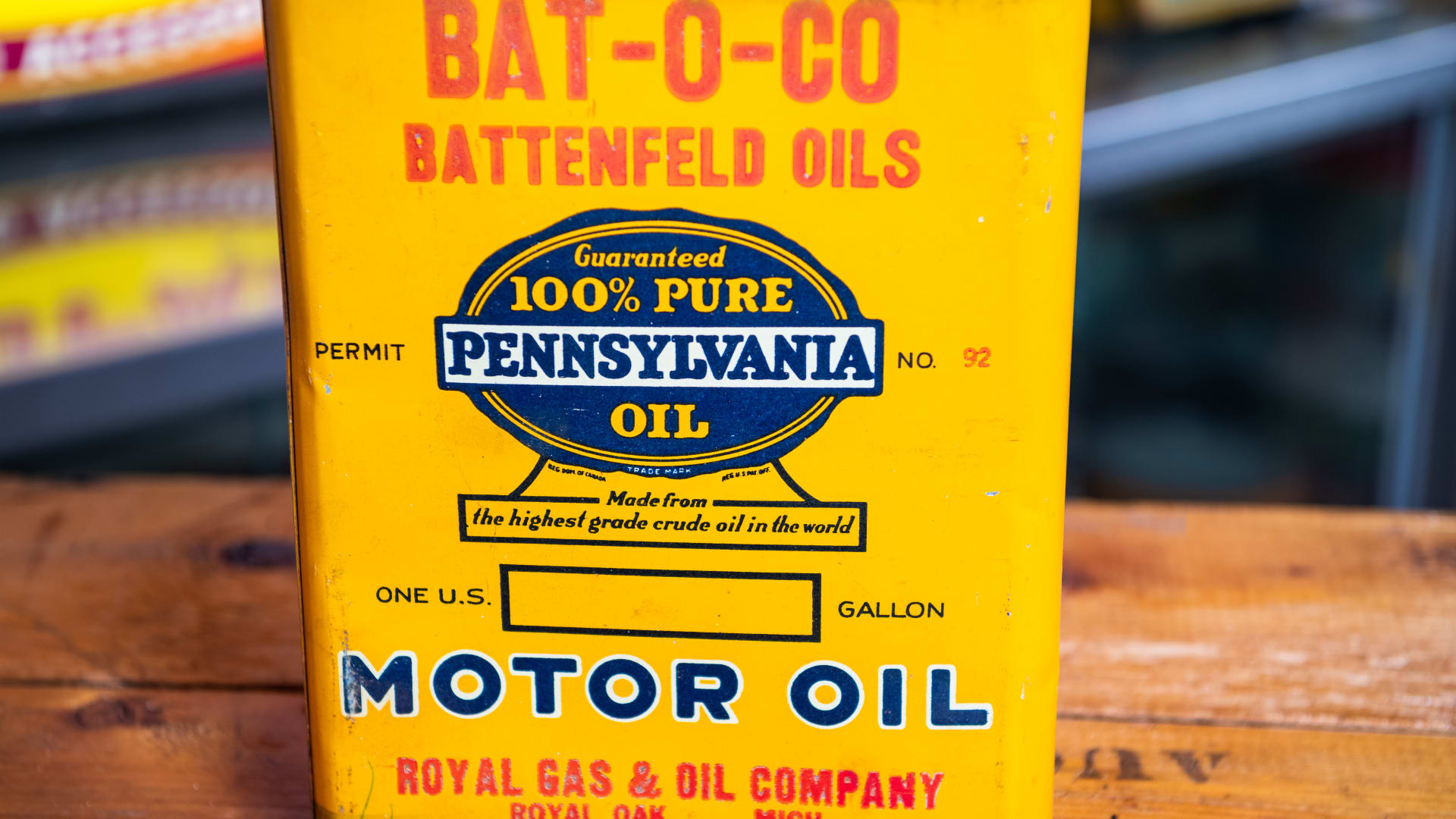 Bat-O-Co, Battenfeld Oils 1-Gallon Oil Can at The World’s Largest Road ...