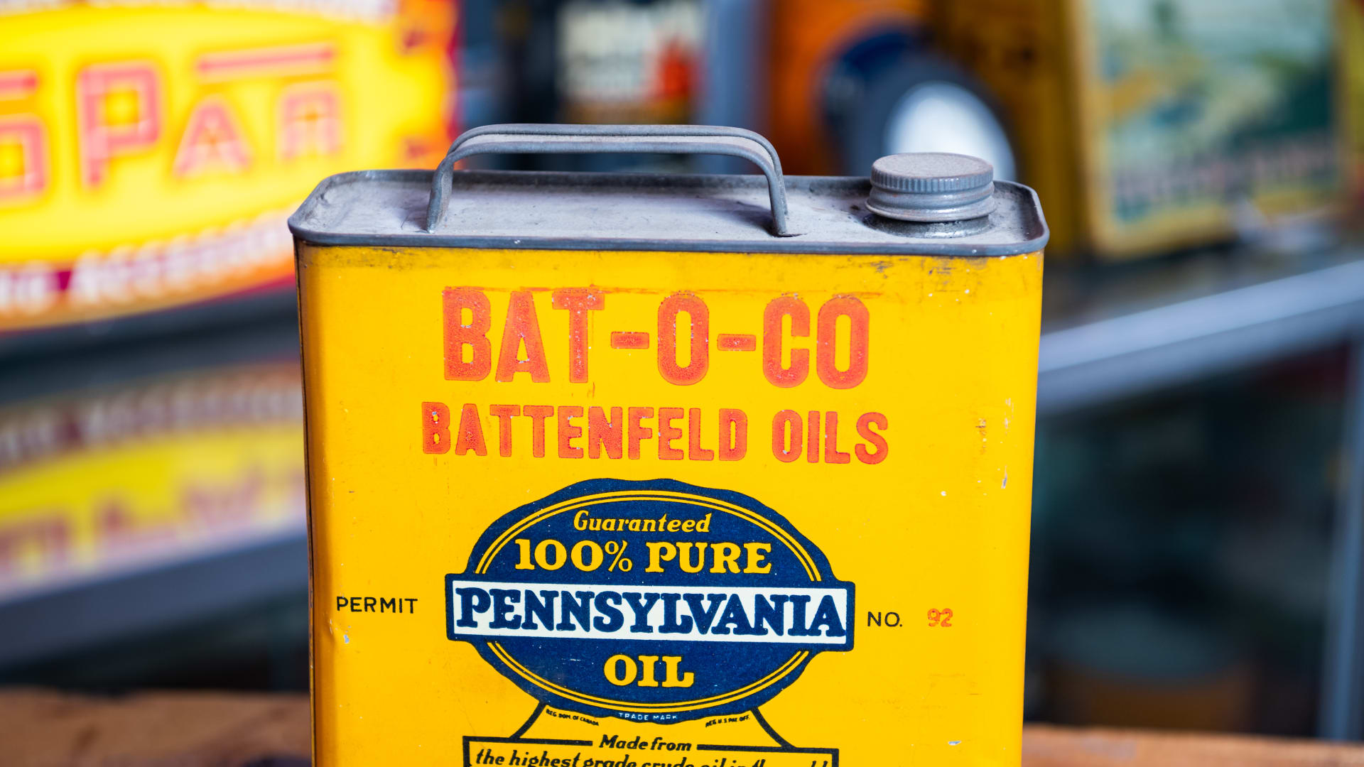 Bat-O-Co, Battenfeld Oils 1-Gallon Oil Can at The World’s Largest Road ...