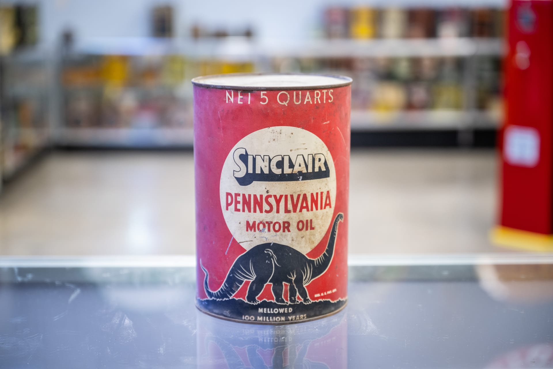 Sinclair Motor Oil 5-Quart Oil Can at The World’s Largest Road Art ...