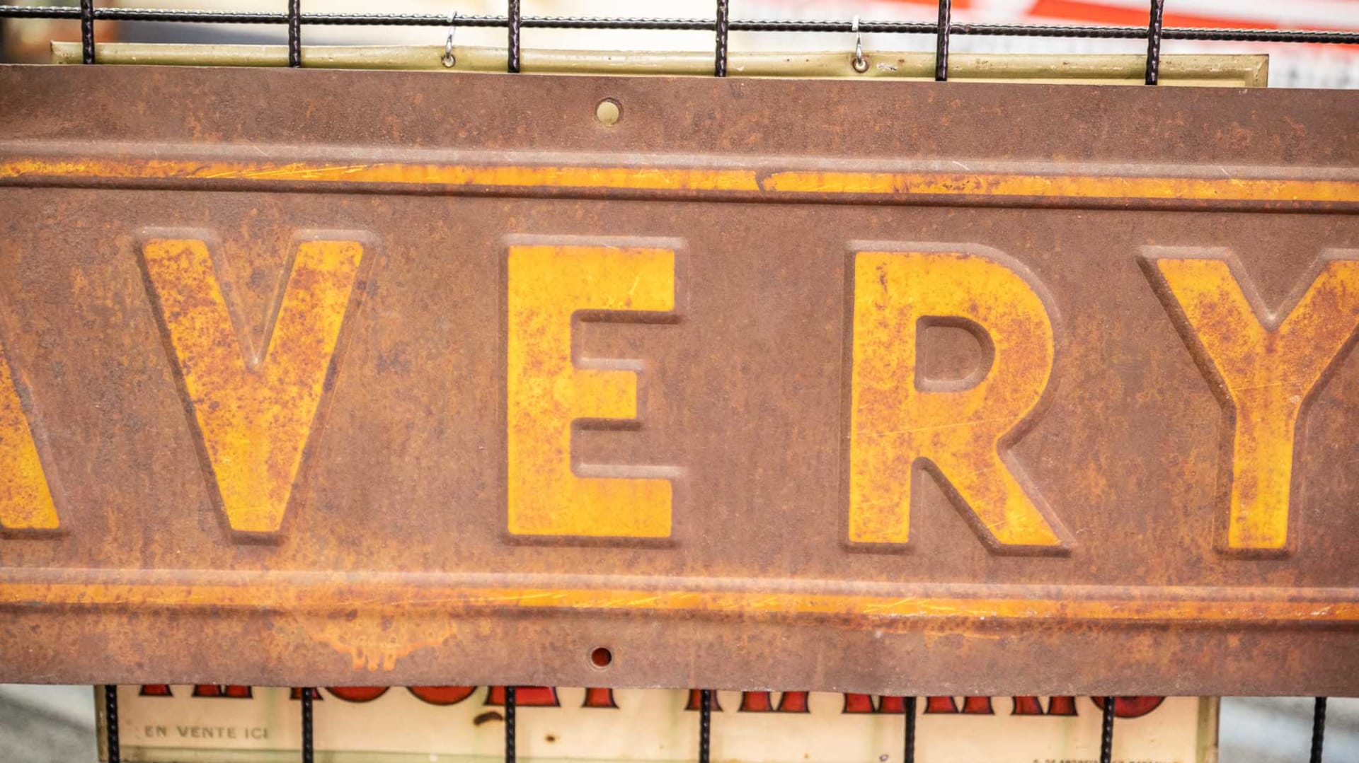 AVERY Single-Sided Embossed Tin Sign at The World’s Largest Road Art ...