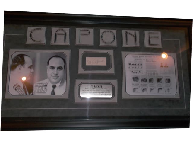Al Capone Signature From 1934 at Anaheim 2013 as J69 - Mecum Auctions