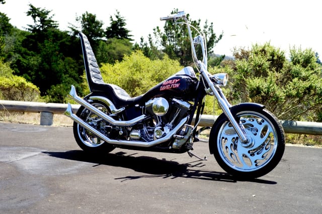 2001 Harley-Davidson Fat Boy Custom Chopper at Monterey 2013 as F25.1 ...