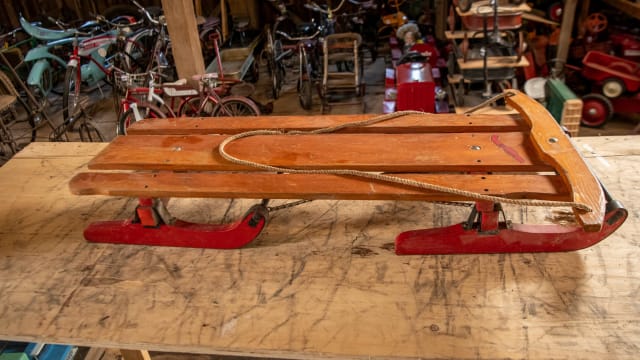 Red Runner Bobsled at Elmer's Auto & Toy Museum Collection 2022 as W588 ...