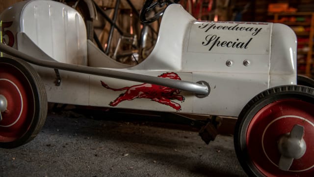 BMC Racer Gilmore Pedal Car at Elmer's Auto & Toy Museum Collection ...