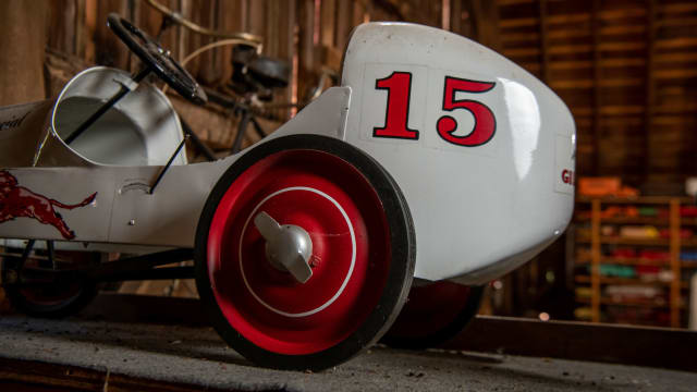 BMC Racer Gilmore Pedal Car at Elmer's Auto & Toy Museum Collection ...