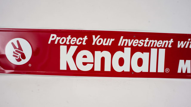 Kendall Single-Sided Embossed Tin Signs at Kissimmee 2021 as M455 ...