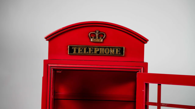 Wood Telephone Booth Display Case at Kissimmee 2022 as Z429 - Mecum ...