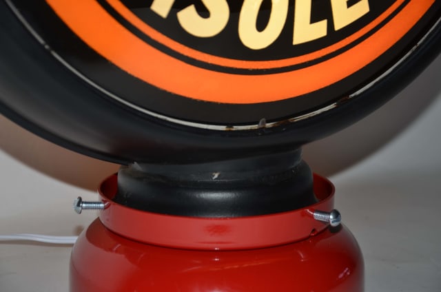 Johnson Gasolene Globe 15-in at Kissimmee Road Art 2019 as M139 - Mecum Auctions