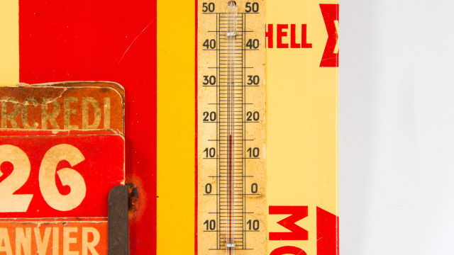Shell Calendar SST Thermometer 6.5x9.25 at Gone Farmin' Spring Classic ...