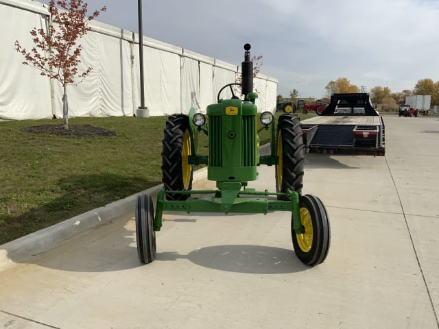 1957 John Deere 420T at Gone Farmin' Spring Classic 2022 as S123 ...