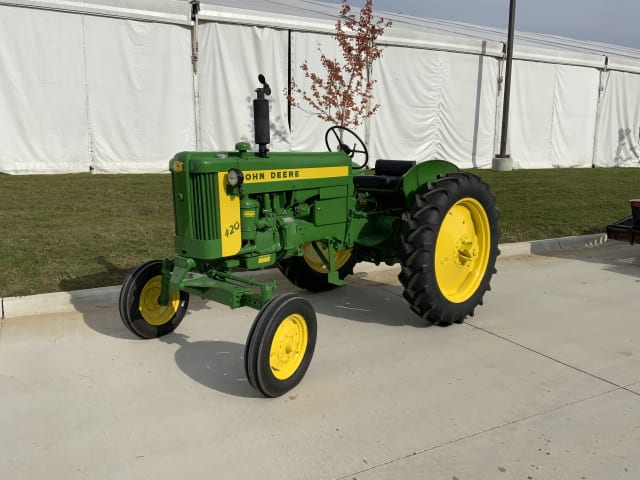 1957 John Deere 420T at Gone Farmin' Spring Classic 2022 as S123 ...