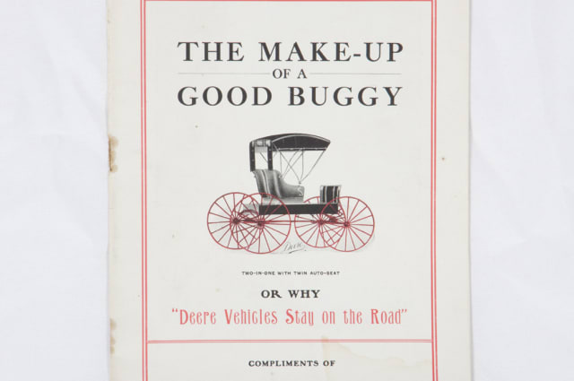 John Deere Buggy Brochure at Gone Farmin' Iowa 2014 as M98 - Mecum Auctions