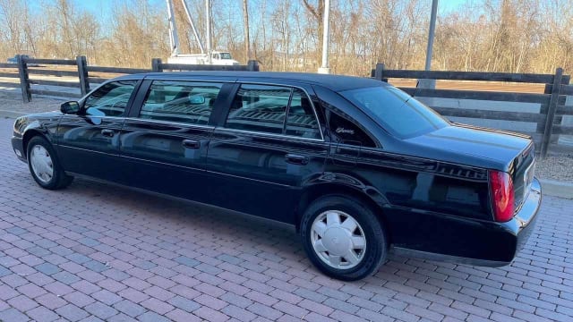 2003 Cadillac Deville Limousine at Houston 2021 as T43 - Mecum Auctions