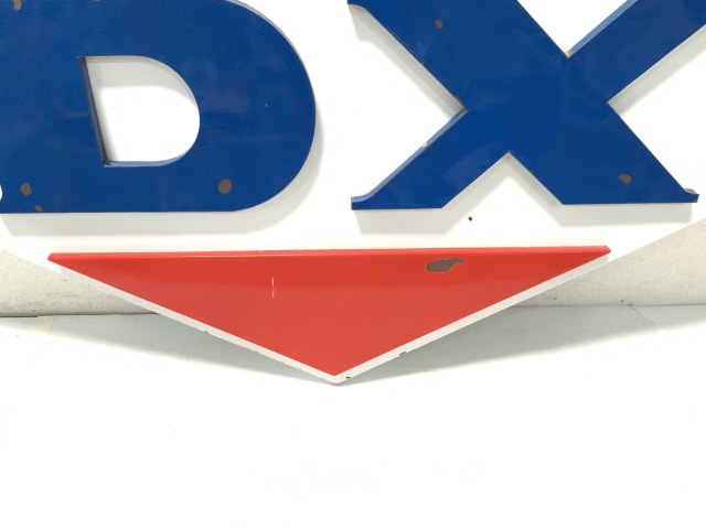 1950s DX Gasoline 3D Porcelain Sign, Single-Sided 84x50 at Las Vegas ...