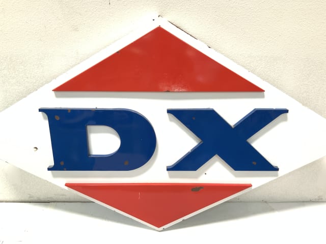 1950s DX Gasoline 3D Porcelain Sign, Single-Sided 84x50 at Las Vegas ...