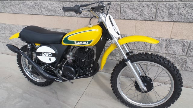 1974 Suzuki TM-250 at Las Vegas Motorcycles 2016 as F188 - Mecum Auctions