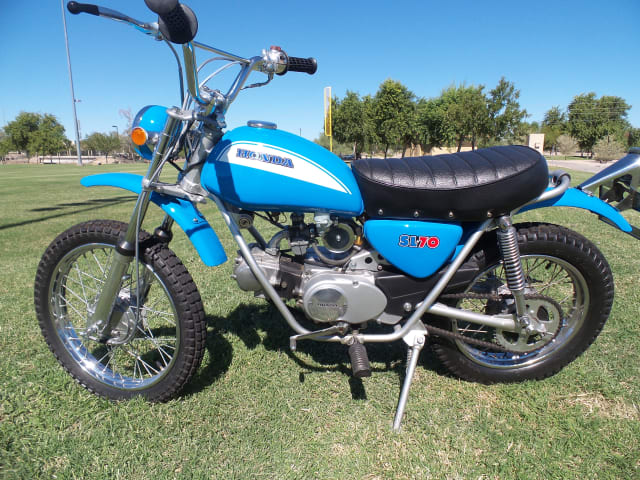 1971 Honda SL-70 at Las Vegas Motorcycles 2019 as W77 - Mecum Auctions