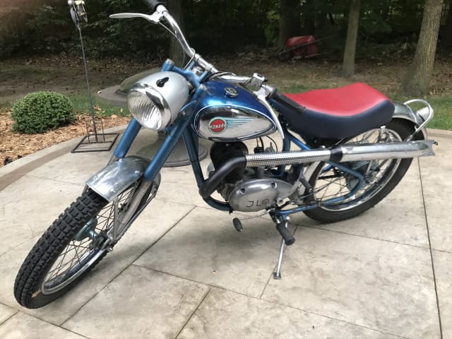 1953 Monark Blue Fighter at Las Vegas Motorcycles 2020 as T183 - Mecum ...