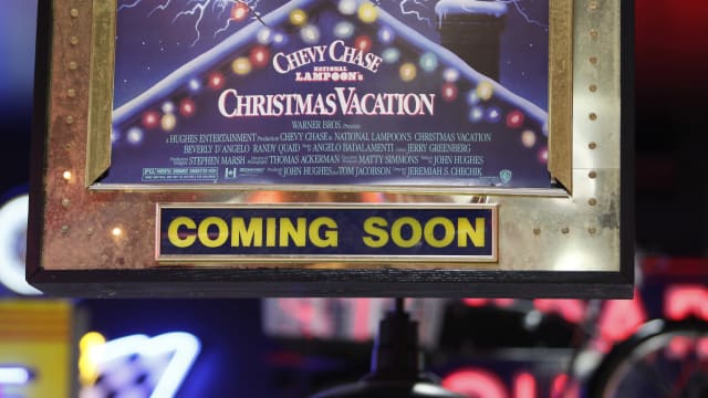 Double-Sided Light-Up Movie Theatre Marquee at The Eddie Vannoy ...