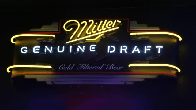 Miller Genuine Draft Neon Sign at The Eddie Vannoy Collection 2020 as ...