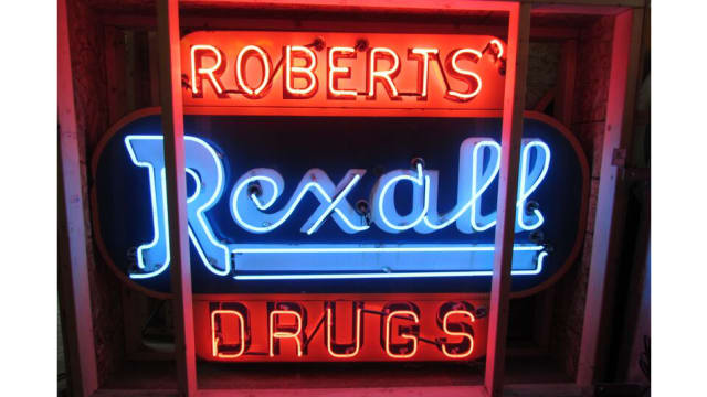 Roberts Drugs Rexall Sign SSPN 72x48 at Harrisburg 2015 as K87 - Mecum ...