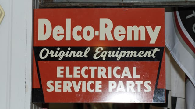 Delco Remy Original Equipment Sign DSTF at The Road Art Auction 2015 as ...