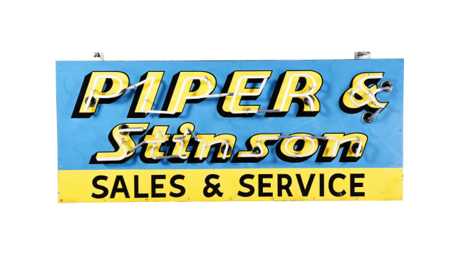 Piper And Stinson Sales And Service Neon Sign SSPN at The Road Art ...