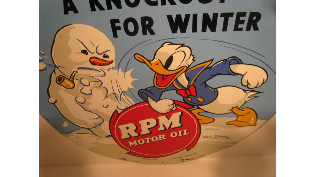 Donald Duck Standard Oil SST 24 In. at The Road Art Collection 2017 as ...
