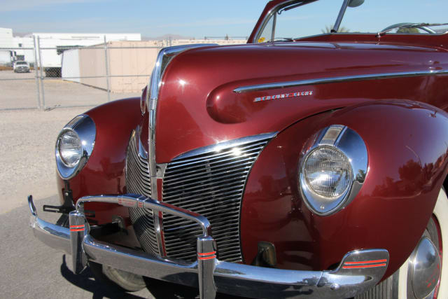 1940 Mercury Convertible Sedan at Rogers' Classic Car Museum 2015 as ...