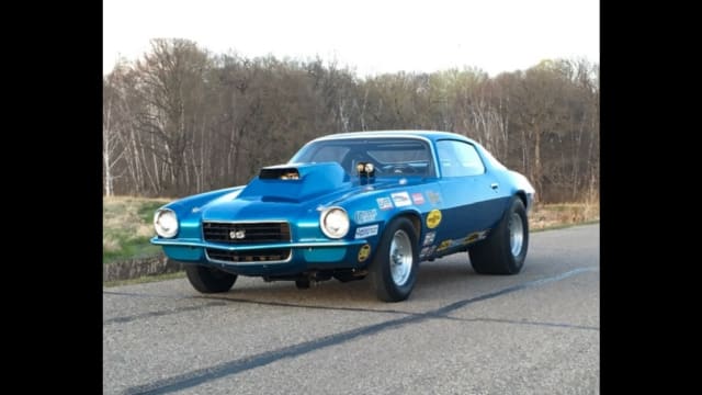 1970 Chevrolet Camaro SS Drag Car at Indy 2021 as T165 - Mecum Auctions