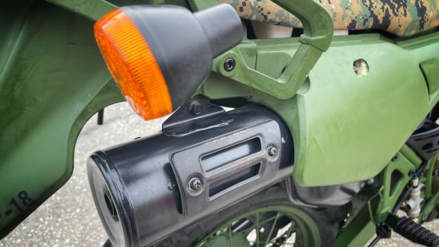 2000 Kawasaki KLR 650-A Diesel HDT Military at Houston 2023 as T44 ...