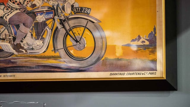 1920s Motobecane Framed French Advertising Poster at The World’s ...