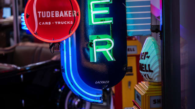 Studebaker Double-Sided Porcelain Neon Dealership Sign at The World’s ...