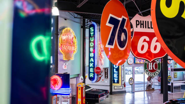 Studebaker Double-Sided Porcelain Neon Dealership Sign at The World’s ...